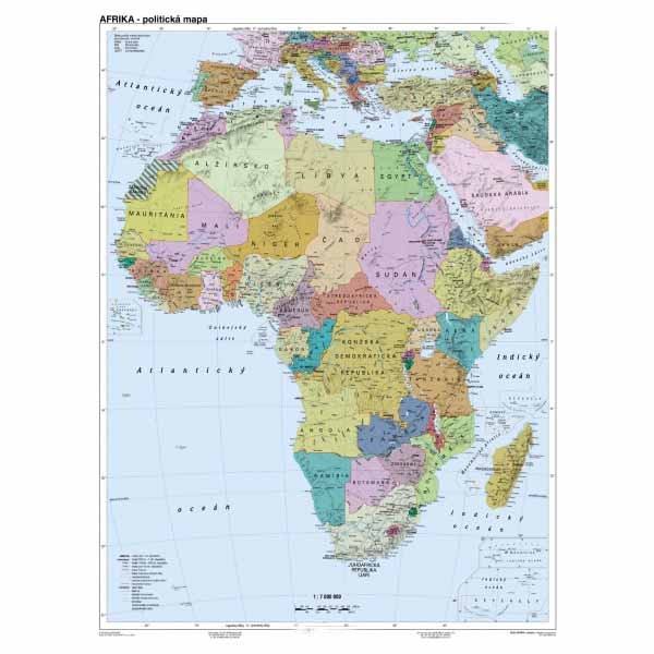 Afrika všeobecnogeografická / politická - Ing. Juraj Halama- Učebné ...